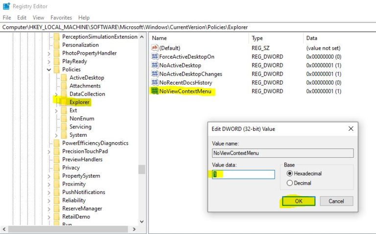 How To Disable Right Click Context Menu On Windows 10 Technoresult
