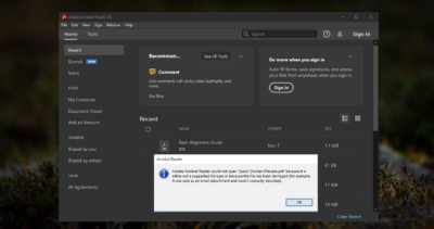 Unable to Open PDF files using Adobe Reader in Windows 10 - Technoresult