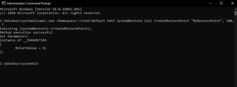 Create System Restore Point Using Powershell Or Cmd Technoresult