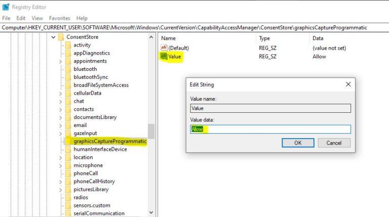 How to allow or prevent apps to Take Screenshots in Windows 10 ...