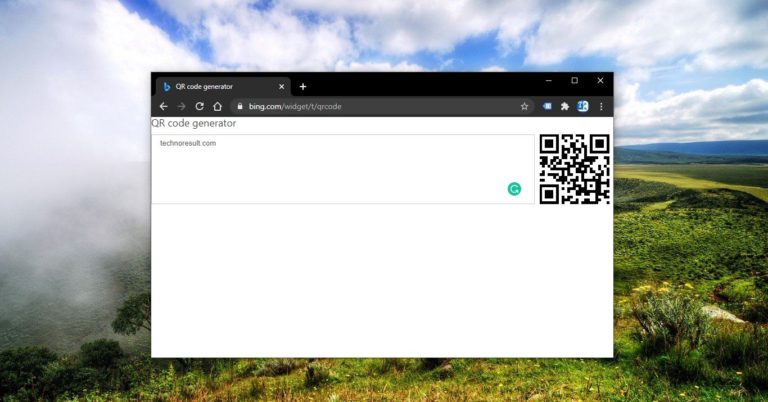 How to Generate QR Code Using Bing Search Engine? - Technoresult