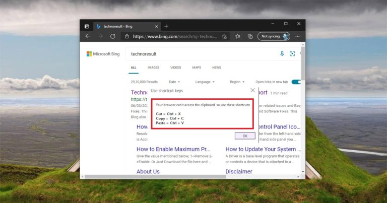 Fix Your browser can’t access the clipboard. - Technoresult