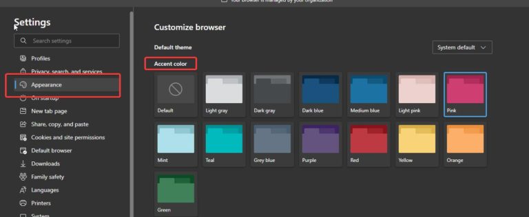 How to Enable accent color in Microsoft Edge? - Technoresult