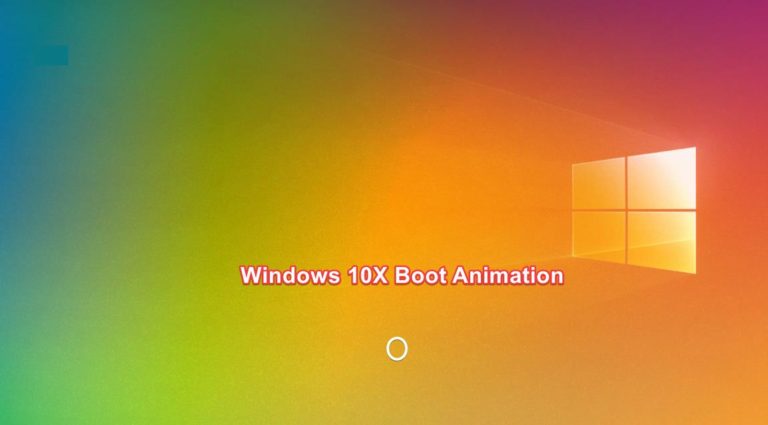 How to Enable Windows 10X Boot Animation on Windows 10? - Technoresult