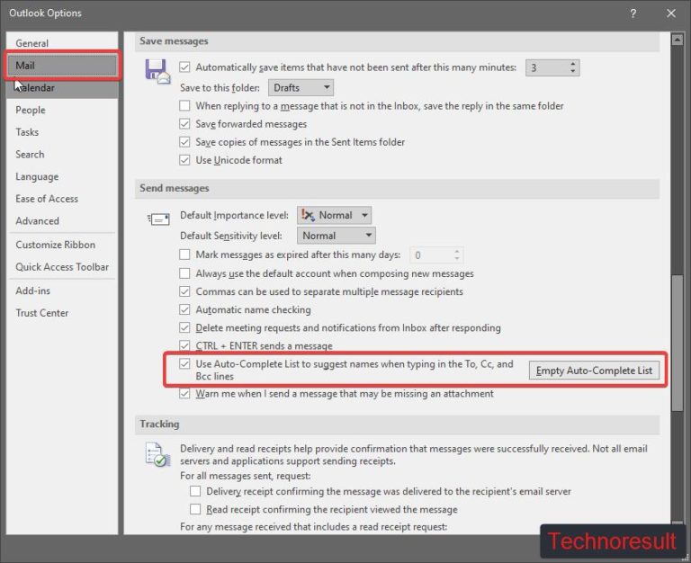 How to Clear Auto-Complete list Cache in Outlook? - Technoresult