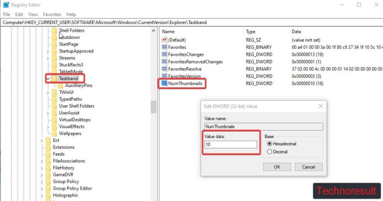 How to fix Taskbar thumbnail not showing in Windows 10? - Technoresult