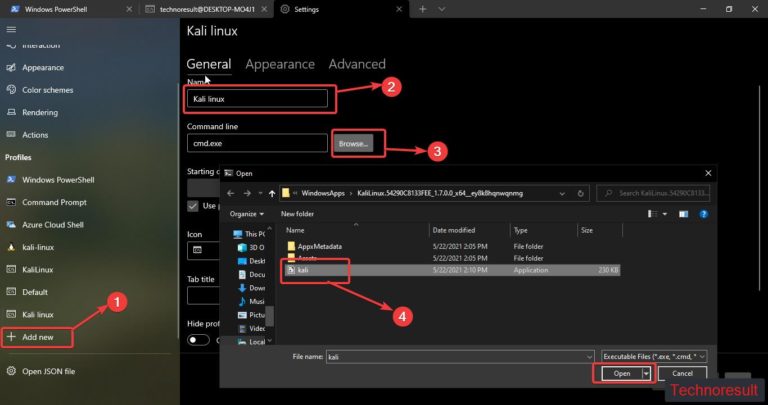 How to Add Kali Linux to Windows Terminal Profile? - Technoresult