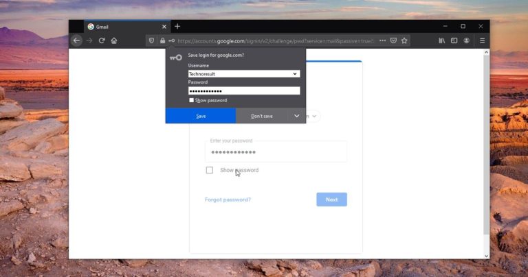 How To Disable The Save Password Prompt In Browsers Technoresult