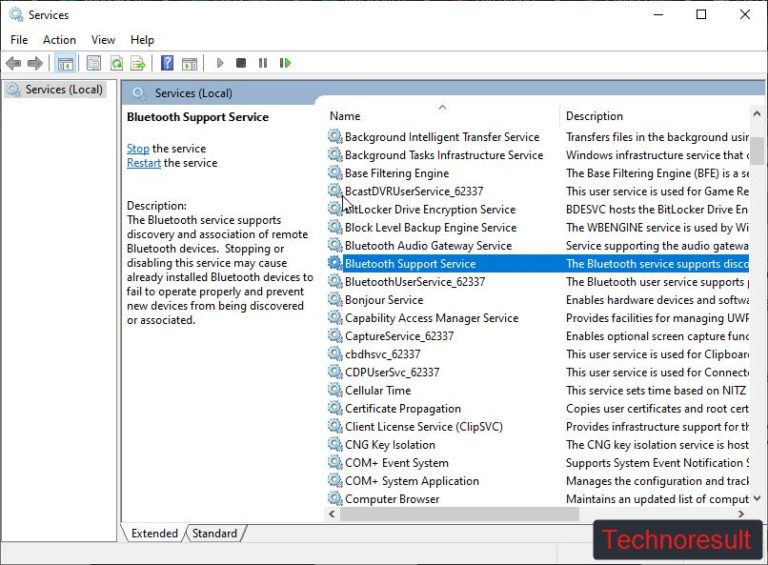 Fix Check Bluetooth Radio Status Not Fixed in Windows 10 - Technoresult