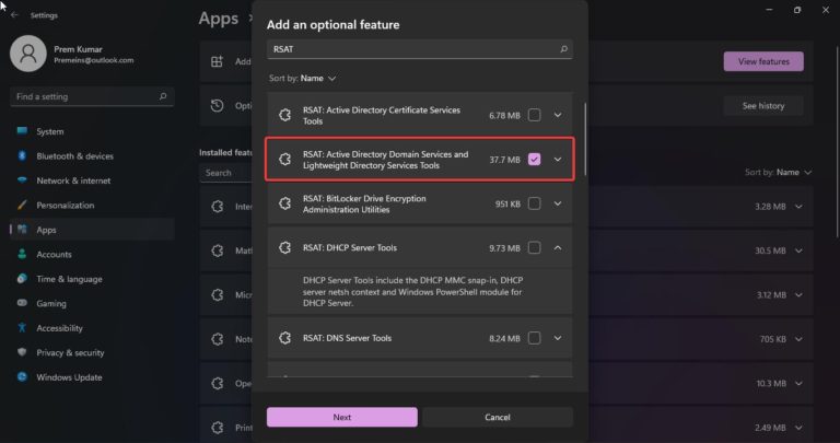 How to Install RSAT Active Directory in Windows 11? - Technoresult