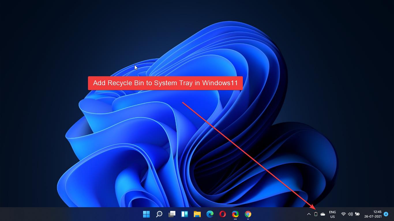 How To Add The Recycle Bin To System Tray In Windows 11 Technoresul