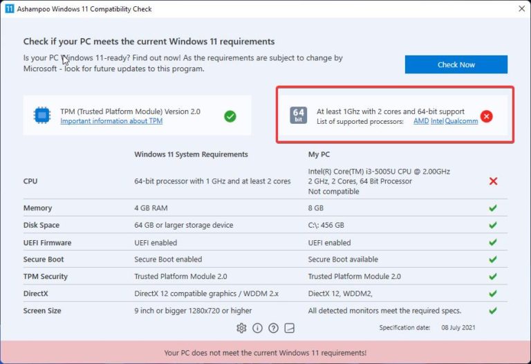 The Tool that tells how to fix Windows 11 Compatibility Issue ...