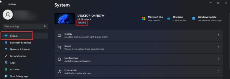 How to Change System Name in Windows 11? - Technoresult
