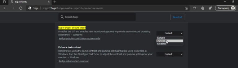 How to Enable Super Duper Secure Mode in Microsoft Edge? - Technoresult