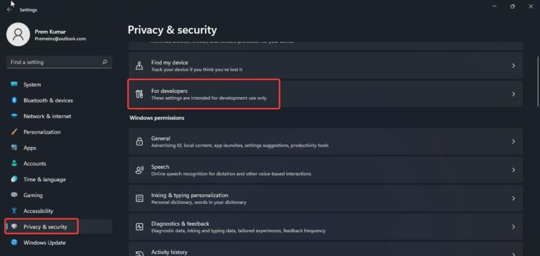 Different Methods to Enable Developer Mode in Windows 11 - Technoresult