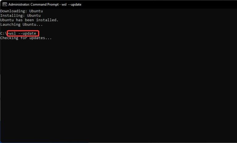 How to Install WSL using Command Prompt in Windows 11? - Technoresult