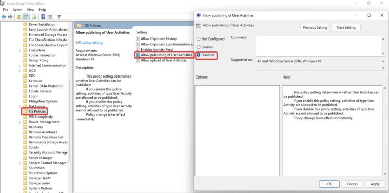 How to Turn Off Activity History in Windows 11? - Technoresult