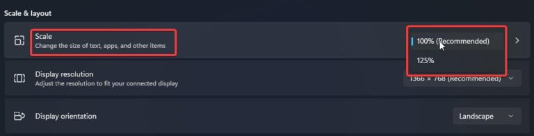 How to Modify the DPI Scaling in Windows 11? - Technoresult