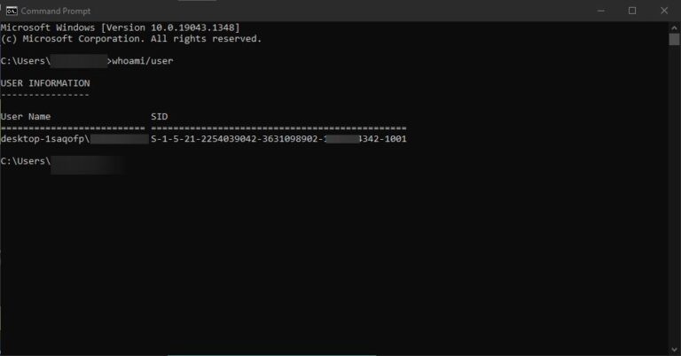 How To Find Sid Security Identifiers Using Command Prompt In Windows 1011 Technoresult