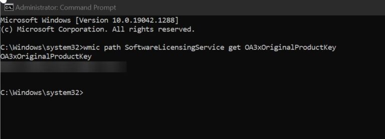 How to Find Product Key using Command Prompt in Windows 10/11? - Technoresult