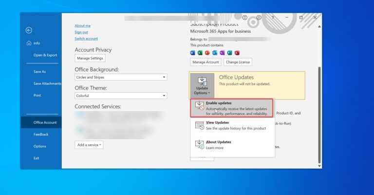 How to Enable Automatic MS Office Updates in Windows 11/10? - Technoresult
