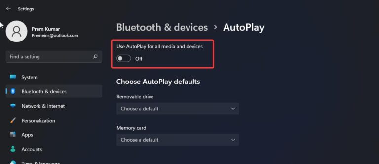 How to Disable AutoPlay in Windows 11? - Technoresult
