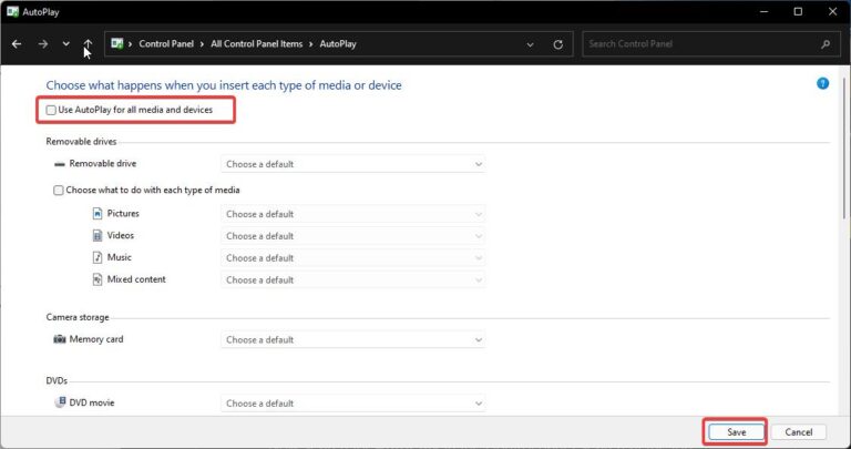 How to Disable AutoPlay in Windows 11? - Technoresult