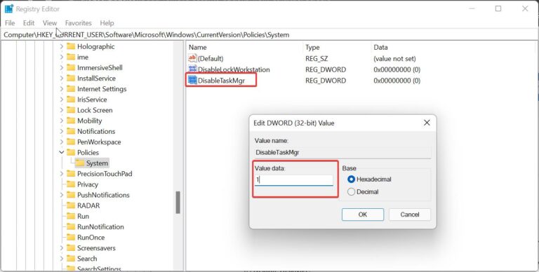 How to Remove Task Manager from CTRL+ALT+DEL Screen? - Technoresult