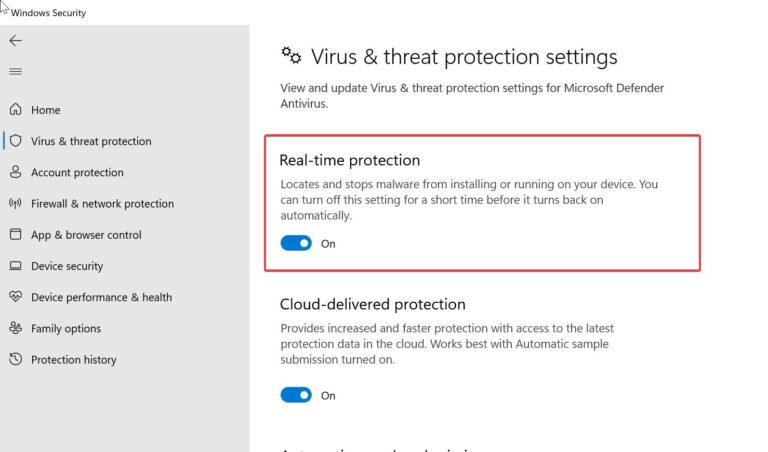Fix Defender Threat Service has stopped error in Windows 11 - Technoresult