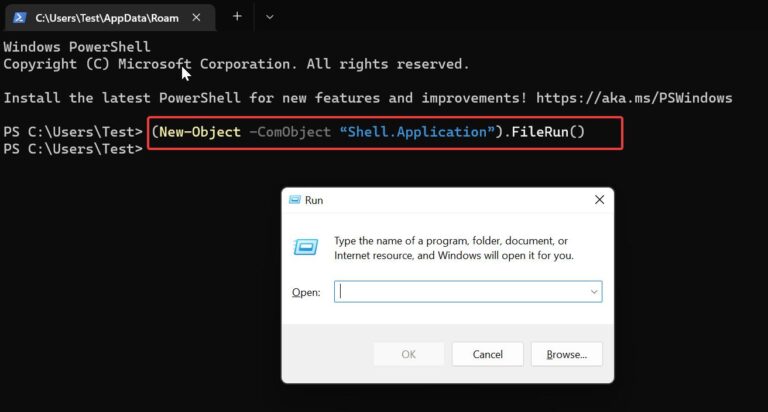 How to Open Run command using Command Prompt in Windows 11/10 ...