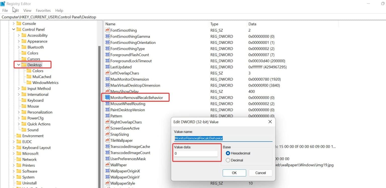 How to Disable minimize windows when a monitor is disconnected feature ...