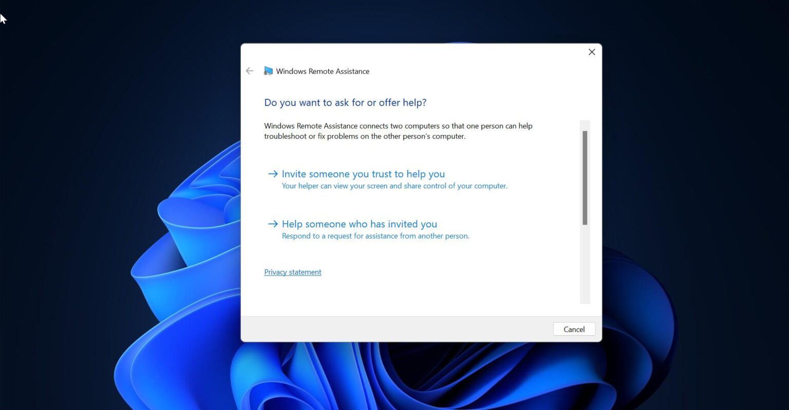 Disable/Enable Remote Assistance Connections in Windows 11 - Technoresult
