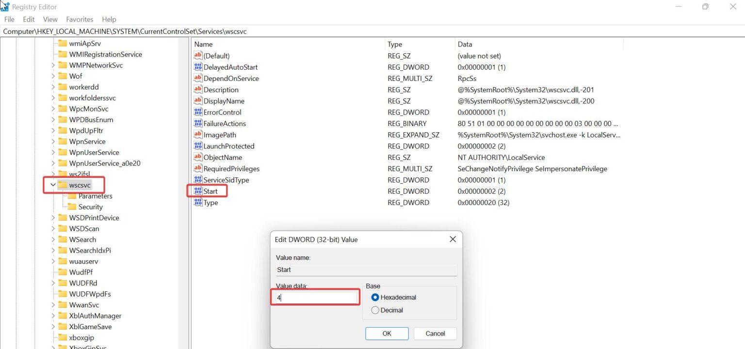 Fix The Windows Security Center Service can’t be started - Technoresult