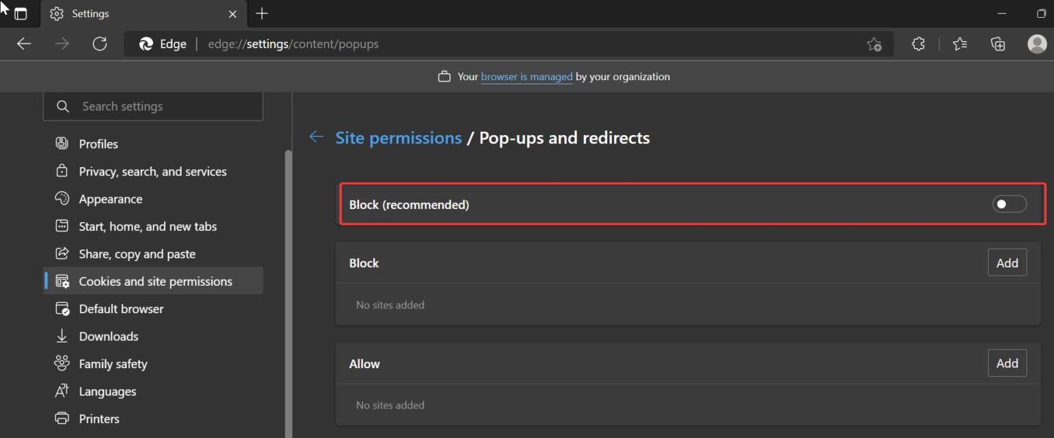 How to Disable Pop-up blocker on Browsers? - Technoresult