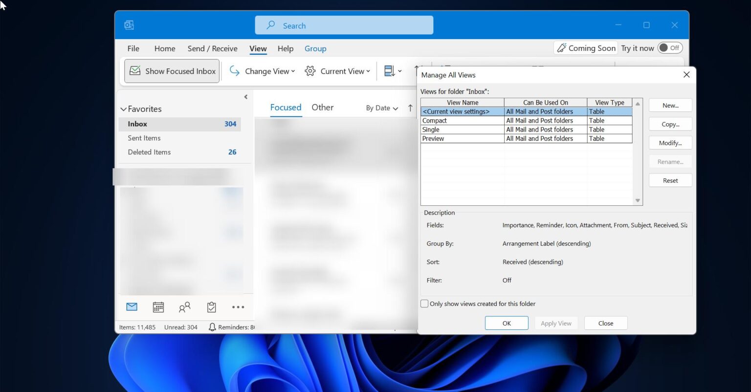 How to Reset Outlook View settings and navigation pane? - Technoresult