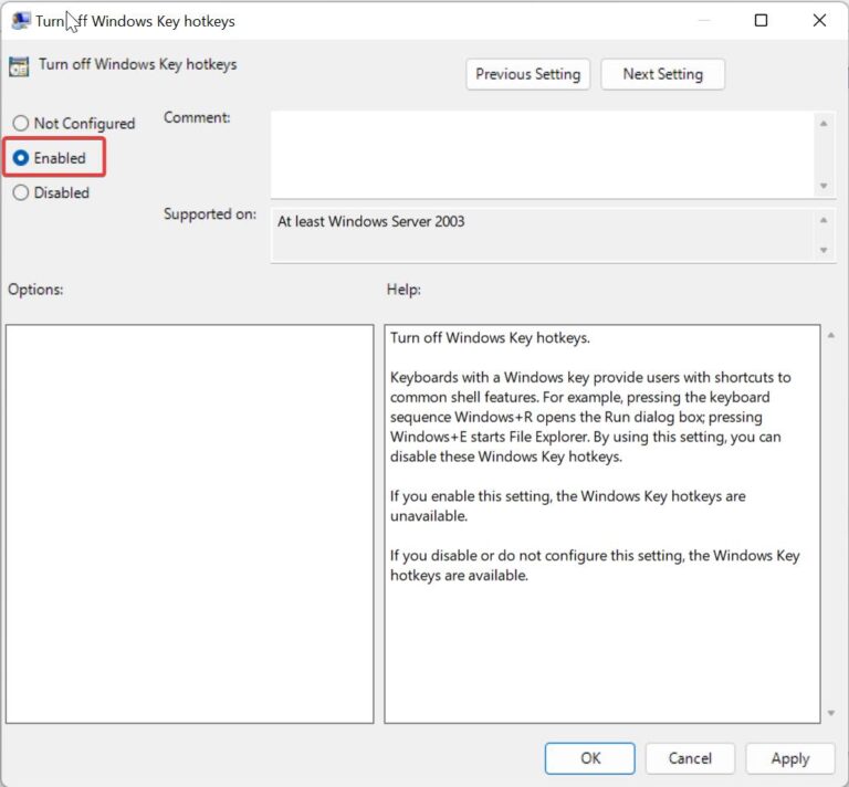 How to Disable Keyboard Shortcuts on Windows 11/10? - Technoresult