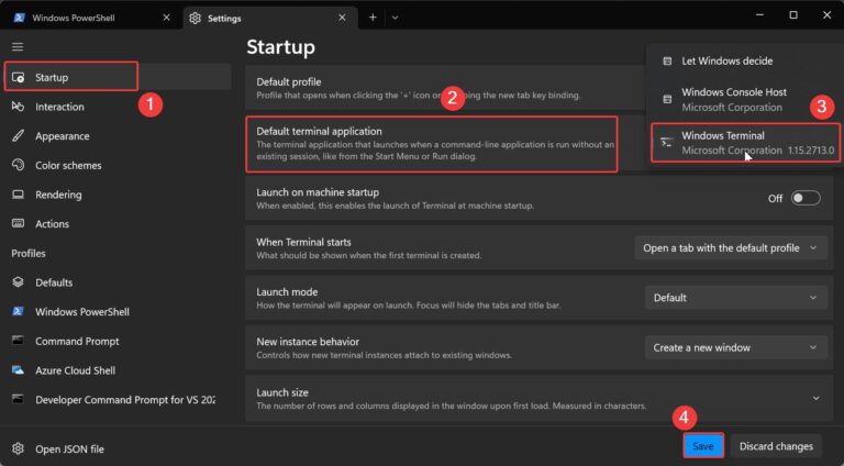 How Set Terminal As A Default Command Line Tool In Windows 11 Technoresult