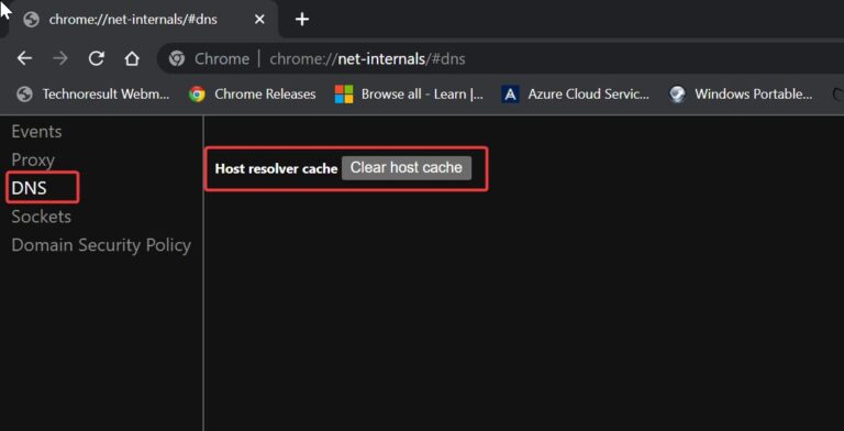 How to Clear DNS cache in Chrome and Edge? - Technoresult