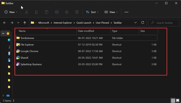 Backup and restore Taskbar Pinned items on Windows 11 - Technoresult