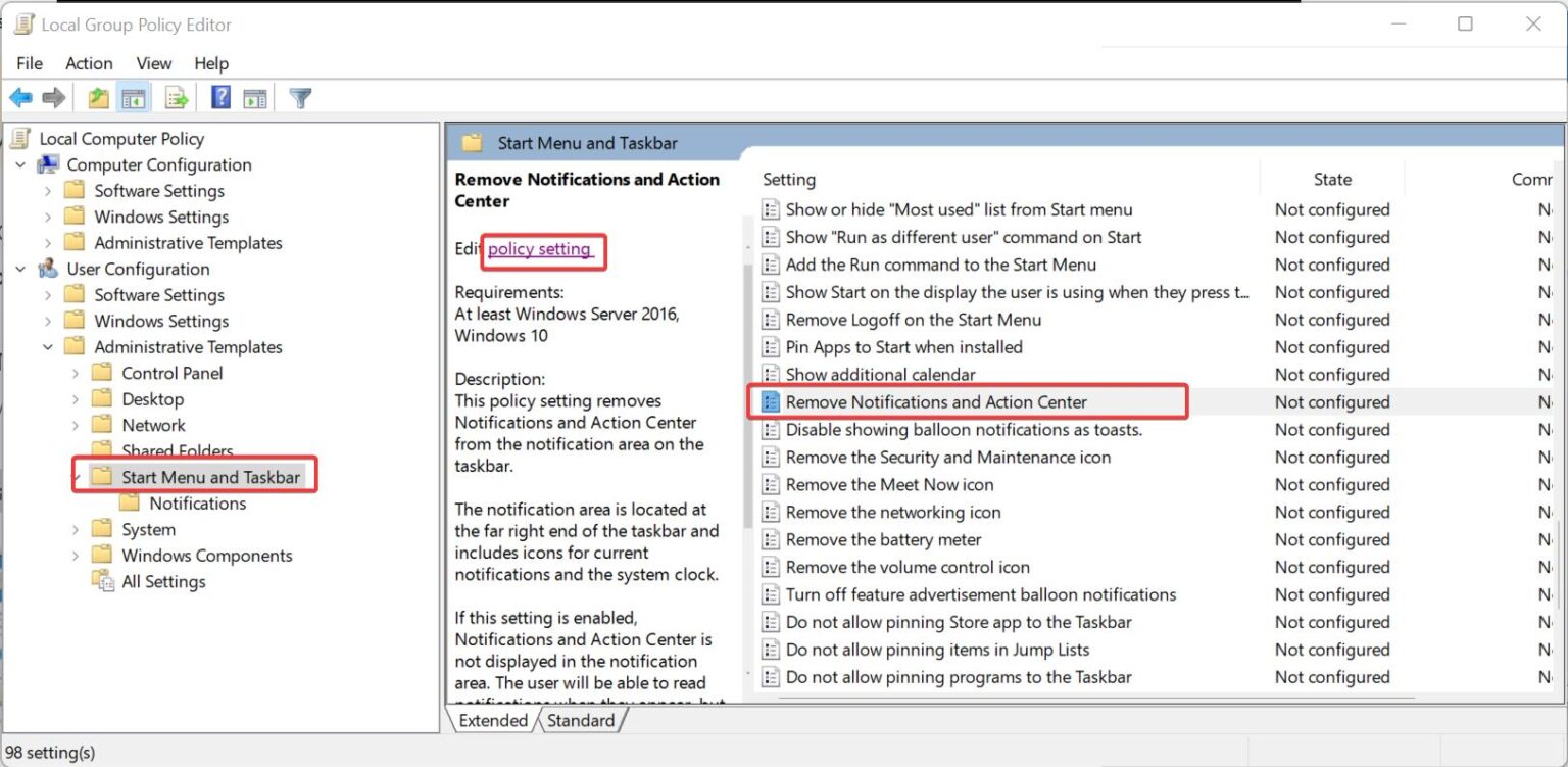 How to Disable Notification center in Windows 11? - Technoresult