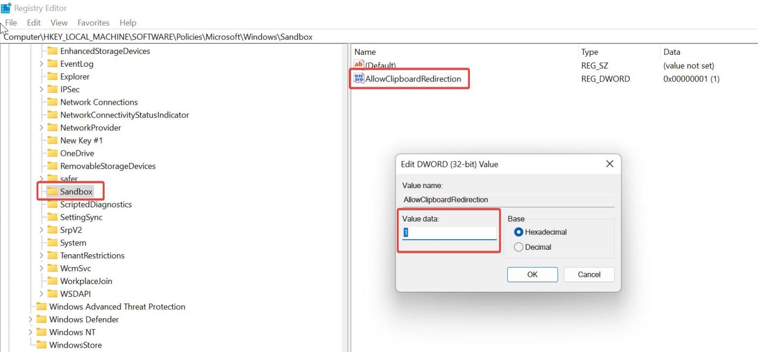 Enable Clipboard Sharing with Sandbox in Windows 11 - Technoresult