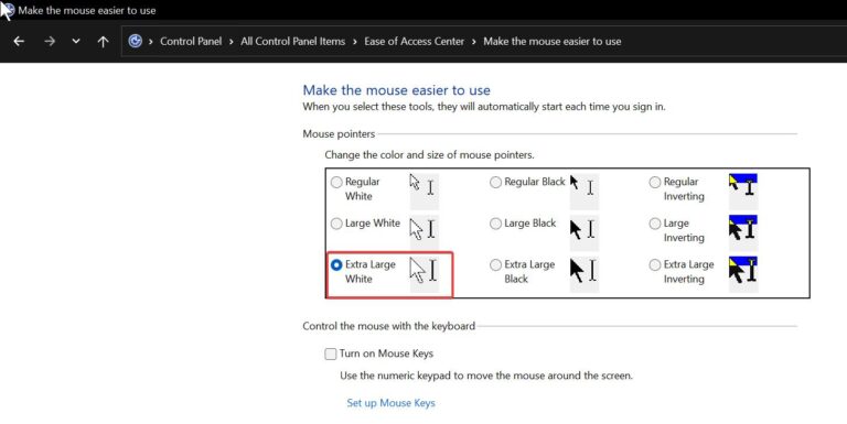How To Increase Mouse Cursor Size In Windows 11 Technoresult