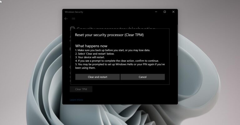 How to Clear TPM in Windows 11? - Technoresult