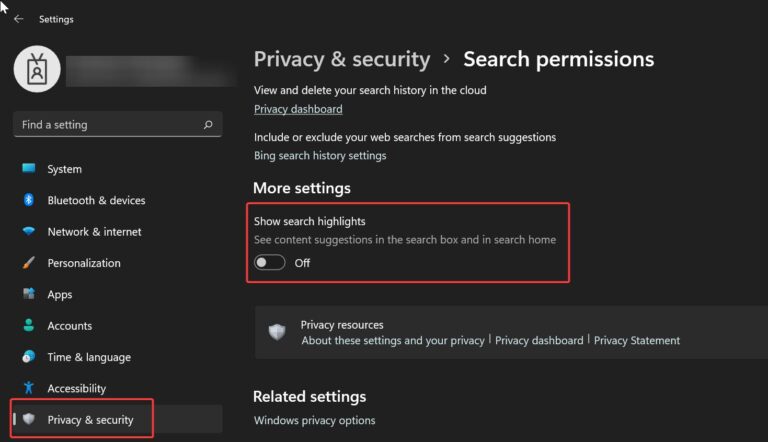 How to Disable Search Highlights in Windows 11? - Technoresult