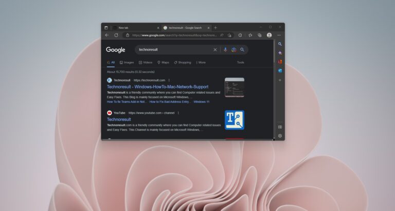 How to Set Google as a Default Search in Edge? - Technoresult