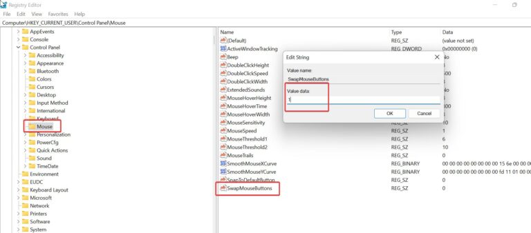 How to Switch Mouse Primary buttons in Windows 11? - Technoresult