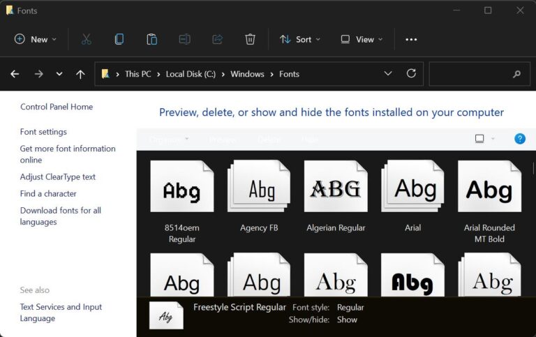 How to Download and Install Fancy Fonts in Windows 11? - Technoresult