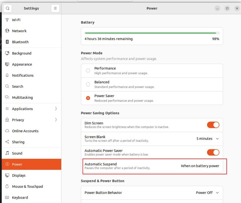 How to set automatic suspend timing using Terminal in Ubuntu Linux? - Technoresult