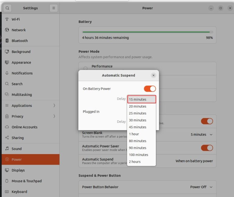 How to set automatic suspend timing using Terminal in Ubuntu Linux ...