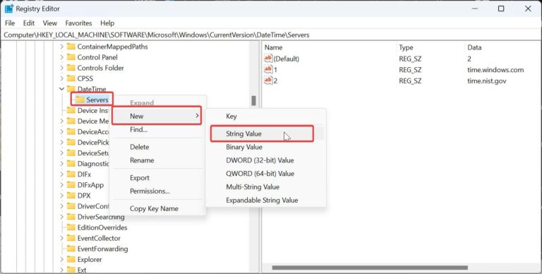 How to add different Time Servers in Windows 11? - Technoresult